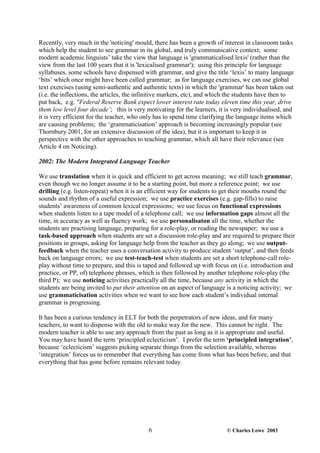 Brief history of language teaching | PDF