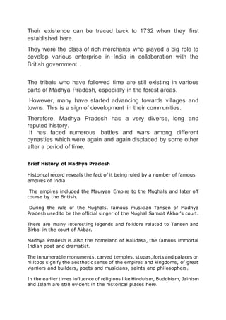 Brief history of m.p | DOCX