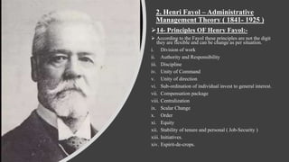 Brief history of management theories | PPTX