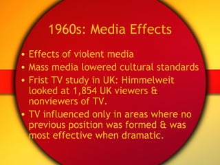 Brief history of media studies | PPT