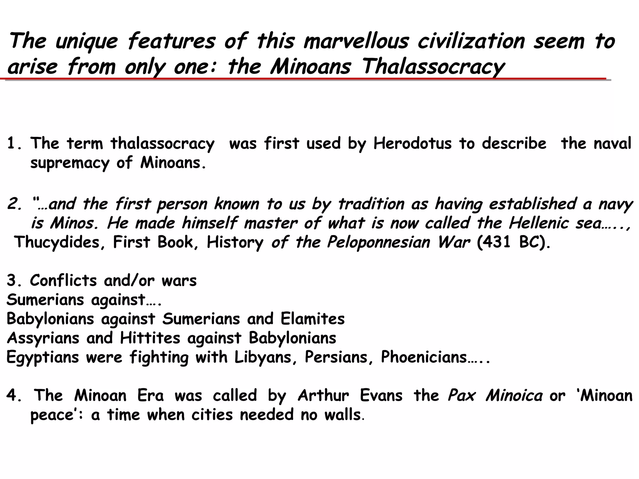 Brief history of minoan technologies (A. Angelakis) | PPT