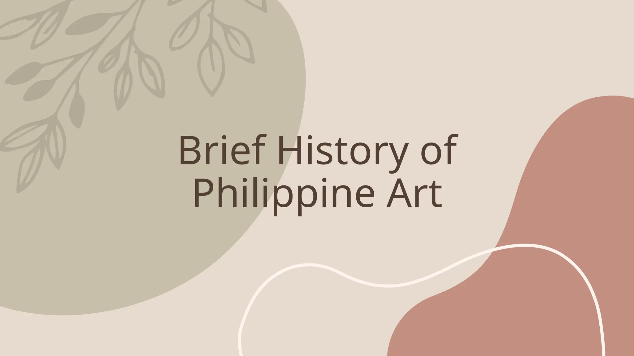 Contemporary Philippine Art from the Region Brief History of Philippine ...
