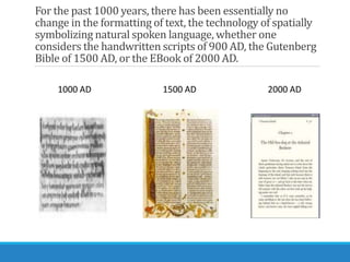 Brief history of reading | PPTX
