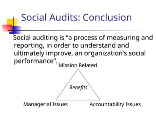 Brief History and overview of Social Auditing | PPT | Business ...