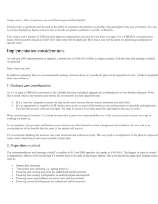 brief history of SAP and ERP.docx | Databases | Computer Software and Applications