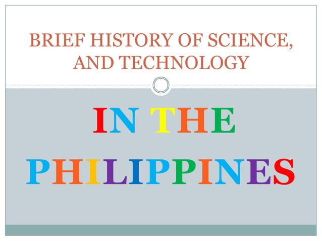 Brief history of science, and technology | PPTX | Science
