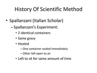 Brief History of Scientific Methods | PPTX