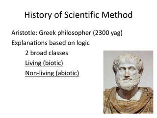 Brief History of Scientific Methods | PPTX