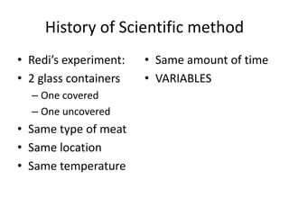 Brief History of Scientific Methods | PPTX