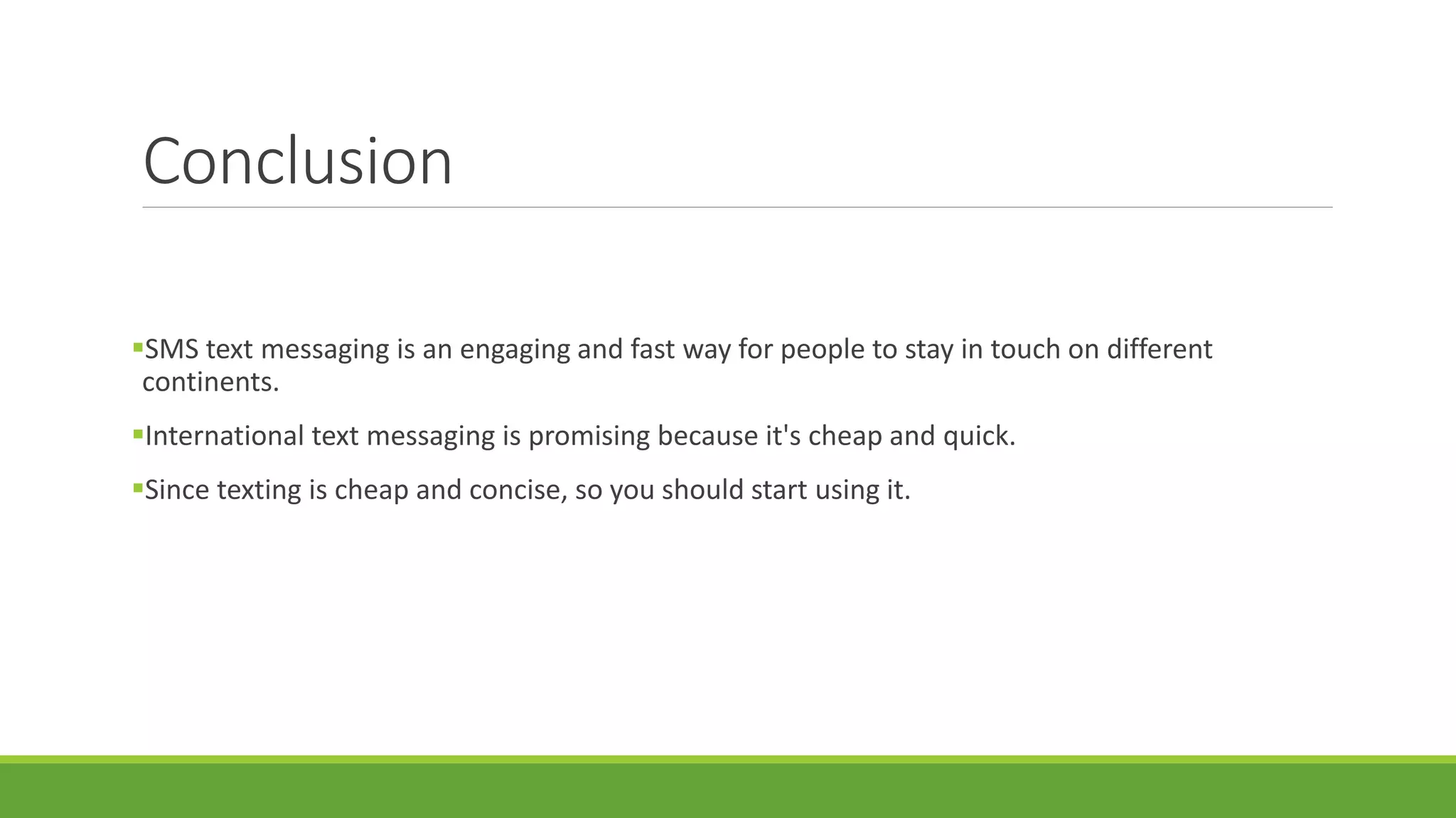 Brief history of sms | PPT