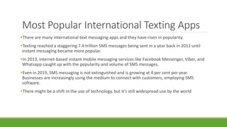 Brief history of sms | PPT