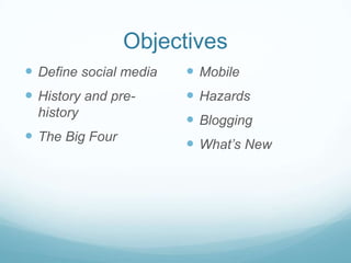 Brief history of social media | PPTX