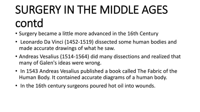 BRIEF HISTORY OF SURGERY-S1 LECTURE.pptx | Surgery | Medical Health