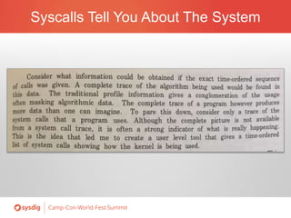 A brief history of system calls | PPTX | Operating Systems | Computer Software and Applications
