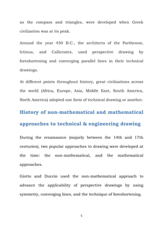 Brief History of Technical & Engineering Drawings | PDF