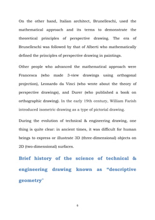 Brief History of Technical & Engineering Drawings | PDF