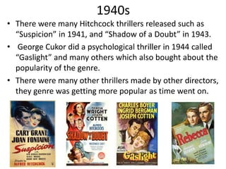 A Brief History of Thriller Films | PPT