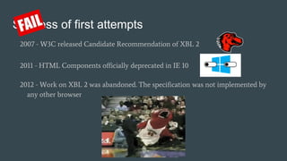 Brief history of web components | PPT