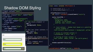 Brief history of web components | PPT