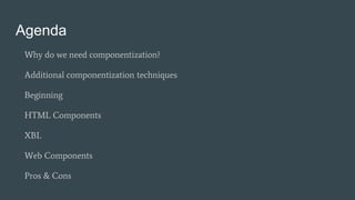 Brief history of web components | PPT