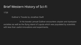 Brief History Science Fiction: A Presentation | PPT