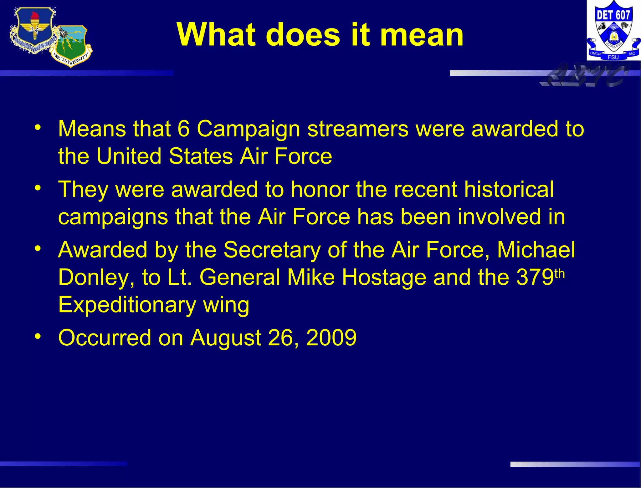 Campaign Streamers | PPT