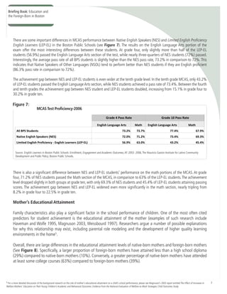 Briefing Book: Education and the Foreign-born in Boston | PDF