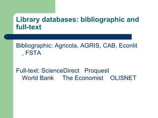 DLML Library Resources | PPT