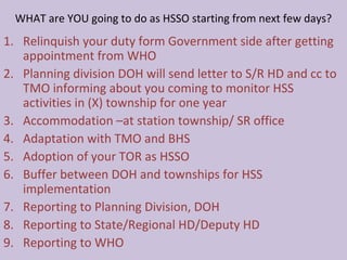 Briefing for hhs officers | PPT