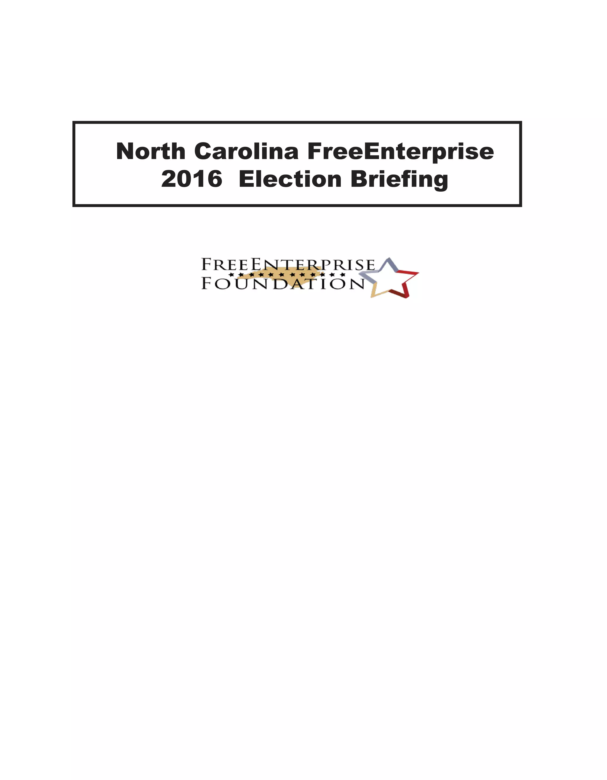Primary Election Briefing handout | PDF