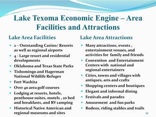 Briefing lake texoma economic engine and tourism 4 2014 | PDF