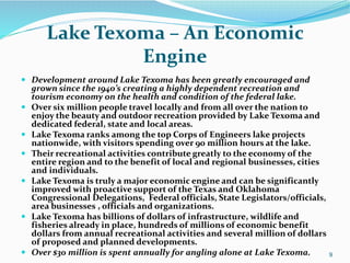 Briefing lake texoma economic engine and tourism 4 2014 | PDF