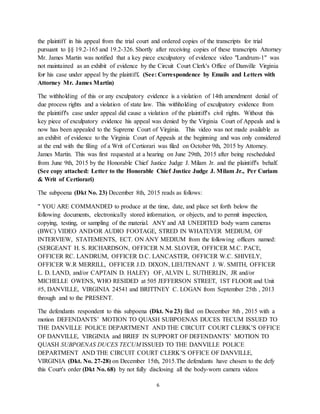 BRIEF IN SUPPORT OF AMENDED PLAINTIFF’S MOTION TO COMPEL WITH SANCTIONS ...