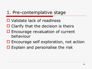 Brief Intervention Wks 1 to 3 | PPT