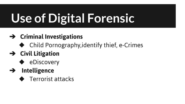 Digital Forensic: Brief Intro & Research Challenge | PDF