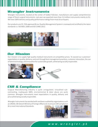 Wrangler Instruments | PDF