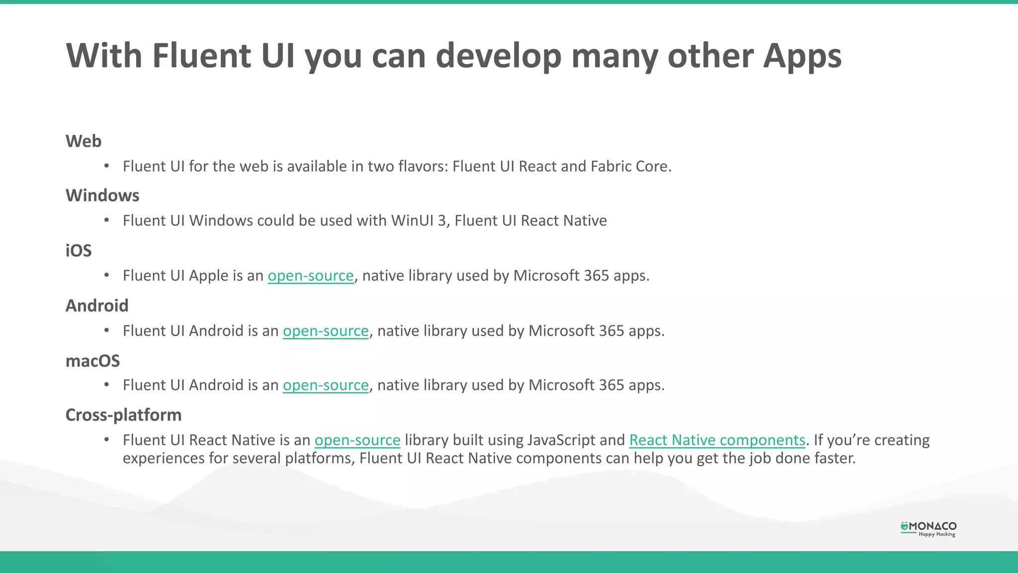 Brief introduction Fluent UI Microsoft Design System | PPT