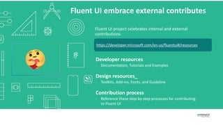 Brief introduction Fluent UI Microsoft Design System | PPT