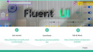 Brief introduction Fluent UI Microsoft Design System | PPT