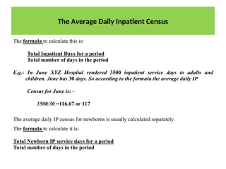 Hospital Statisticas Healthcare statistics #Mortality Rate #NDR #bed ...