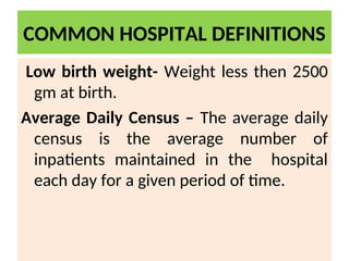 Hospital Statisticas Healthcare statistics #Mortality Rate #NDR #bed ...