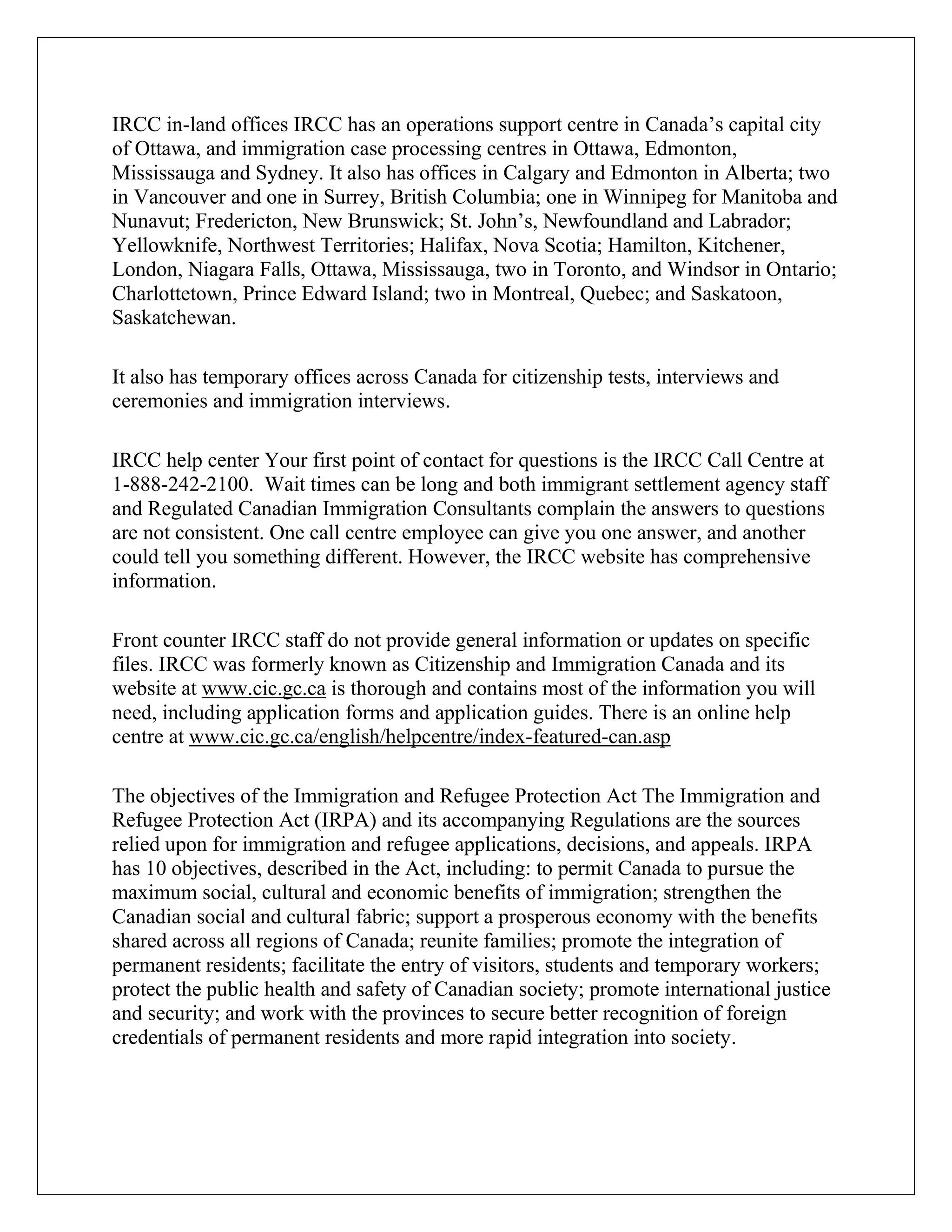 Brief introduction of ircc | PDF