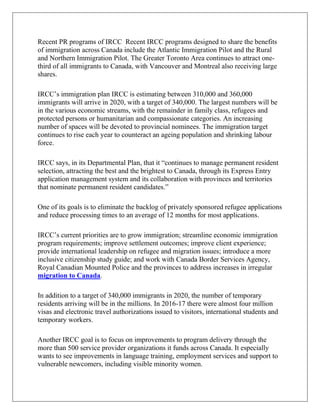 Brief introduction of ircc | PDF