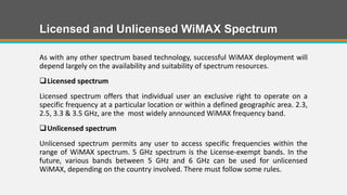 Brief introduction of wi max technology | PPT