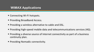 Brief introduction of wi max technology | PPT