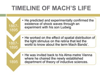 Brief introduction on the life of Ernst mach.pptx