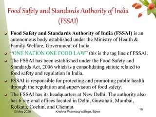 Brief introduction to Agmark, BIS and FSSAI | PPTX