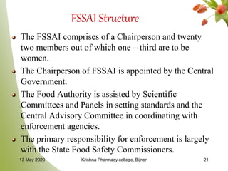 Brief introduction to Agmark, BIS and FSSAI | PPTX
