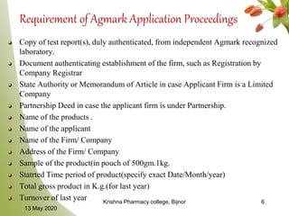 Brief introduction to Agmark, BIS and FSSAI | PPTX