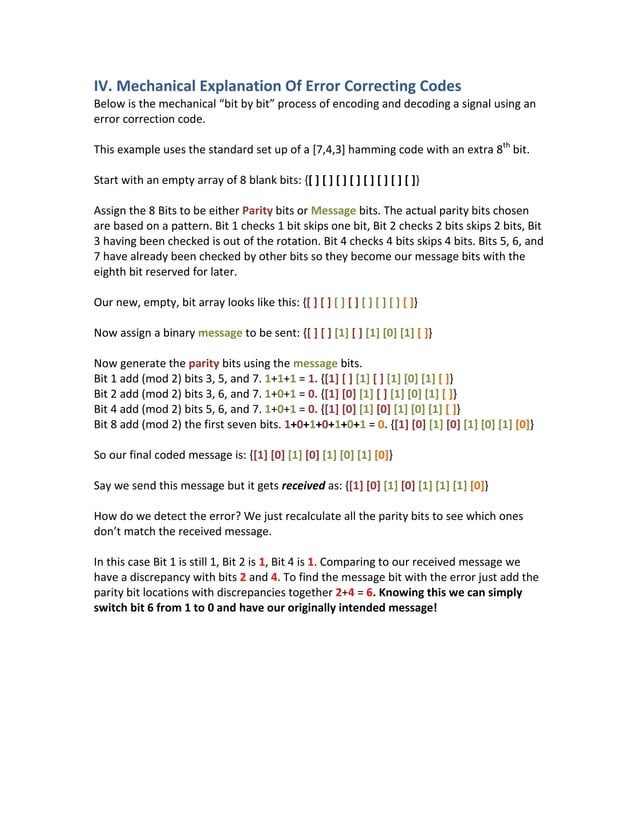 Brief Introduction To Error Correction Coding Pdf 4740
